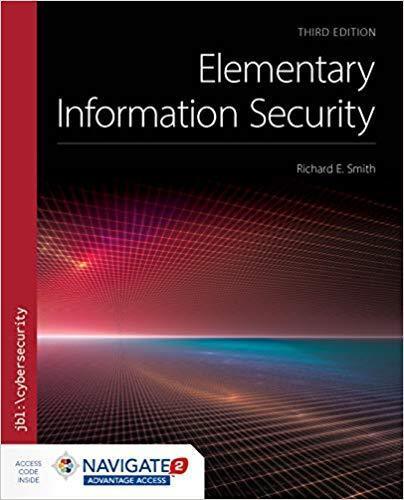 Elementary Information Security 3Rd Edition – GIFTSQUALITY LTD