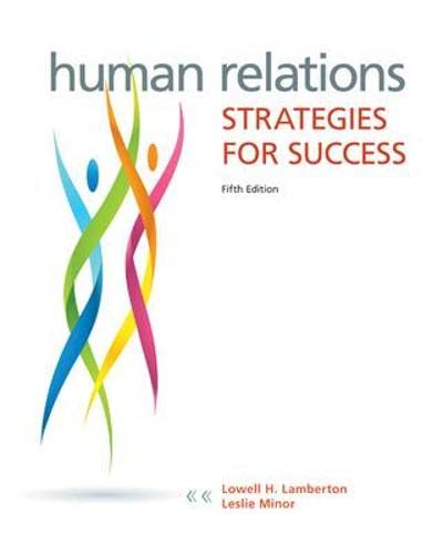 Human Relations: Strategies for Success - 5th Edition – GIFTSQUALITY LTD