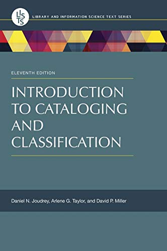 Introduction to Cataloging and Classification - 11th Edition ...