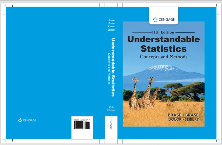 Understandable Statistics Concepts and Methods 13th Edition By Charles Henry Brase ...