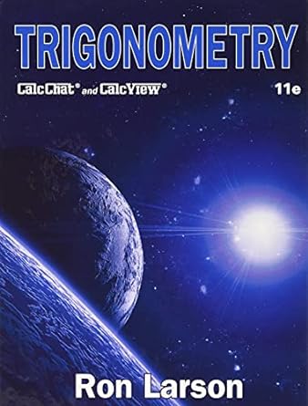 Trigonometry 11th Edition by Ron Larson – GIFTSQUALITY LTD
