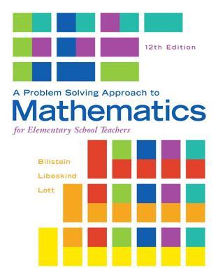 A Problem Solving Approach To Mathematics For Elementary School Teache ...