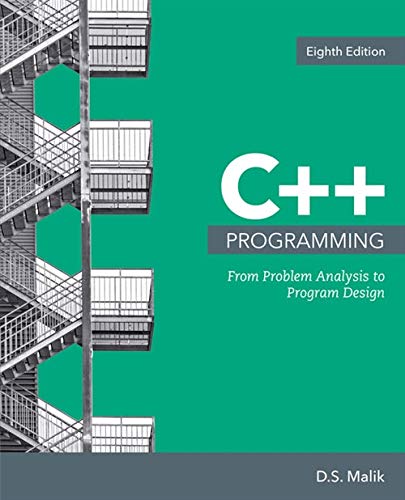C++ Programming: From Problem Analysis to Program Design – GIFTSQUALITY LTD