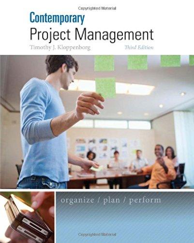 Contemporary Project Management 3Rd Edition – GIFTSQUALITY LTD