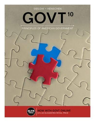 GOVT [with MindTap Political Science 1-Term Access Code] - 10th Editio ...