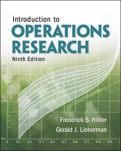Introduction to Operations Research with Student Access Card 9-edition ...