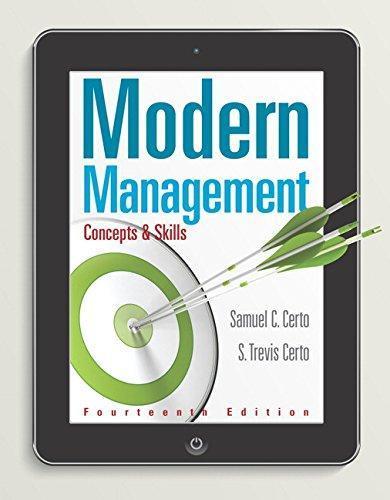 Modern Management Concepts And Skills 14Th Edition – GIFTSQUALITY LTD