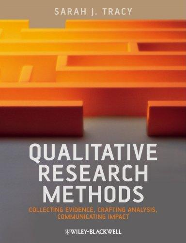 Qualitative Research Methods Collecting Evidence Crafting Analysis Com ...